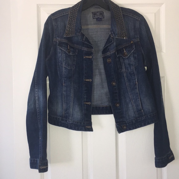 Lucky Brand | Jackets & Coats | Lucky Brand Denim Studded Jacket | Poshmark